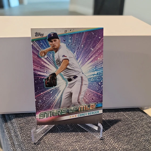 COREY SEAGER 2024 Topps Series 1 Stars of MLB Insert #SMLB-28 Texas ...