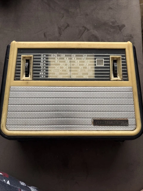 RARE VINTAGE SOVIET Portable Radio VEF 10 Transistor USSR 1960s ...