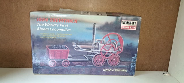 MINICRAFT 1804 TREVITHICK Worlds first Steam Locomotive Model Kit 1/38 ...