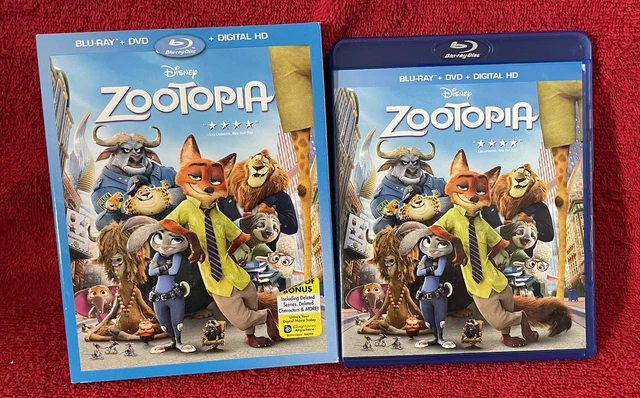 DISNEY ZOOTOPIA (BLU-RAY + DVD Combo, 2016) w/Slip Cover £4.51 - PicClick UK