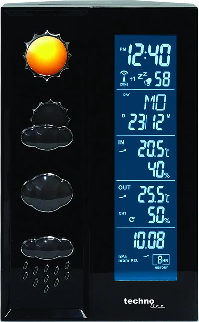 TECHNOLINE WS6650 WETTERSTATION | B-Ware | neuwertig EUR 24,99 ...