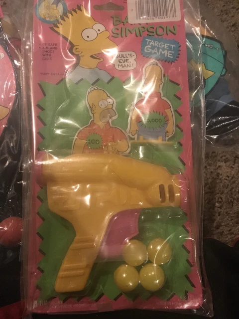 THE SIMPSONS BART Simpson Target Game Retro Simpsons Toy NEW 1990 $13. ...