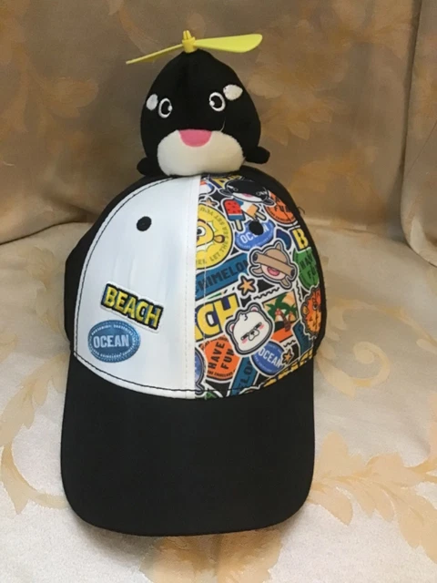 PENGUIN PLUSH PROPELLER Clown Nerd Costume Baseball Helicopter Cosplay ...