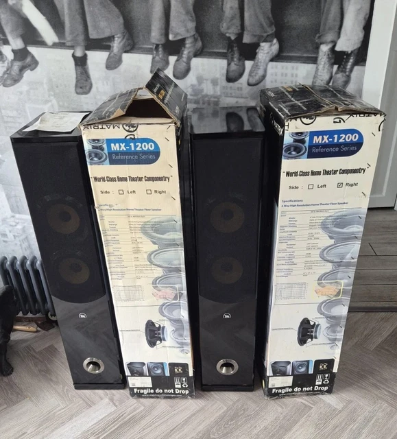 MX 1200 DYNAMIC Series Long Powerful Speakers Matrix Audio Concepts £ ...
