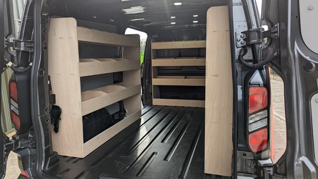 FORD TRANSIT CUSTOM Van Racking New 2024 Model LWB Van Shelving Tool ...