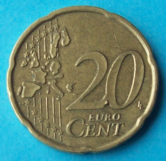 PIÈCE DE MONNAIE 20 Centimes 2000 Belgique Avec Surplus De Metal Entre Le 2 Et 0 EUR 10,00 ...