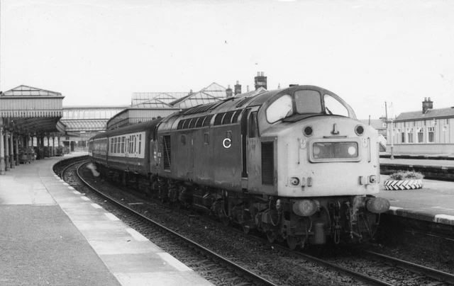 BRITISH RAILWAY B.R Photograph Print - Class 40 40150 At Stirling 12/09 ...