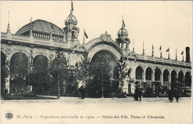 CPA EXPO 1900 PARIS Palais des Fils, Tissus et Vetements (991285) EUR 7 ...