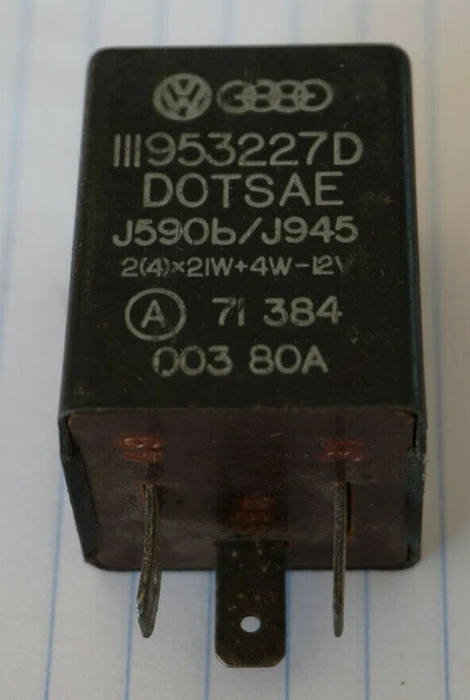 TURN SIGNAL FLASHER Relay Audi VW Jetta Golf Beetle Passat Vanagon 111 ...