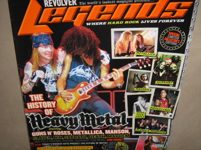 LEGENDS REVOLVER HISTORY of Heavy Metal METALLICA KORN £12.05 - PicClick UK
