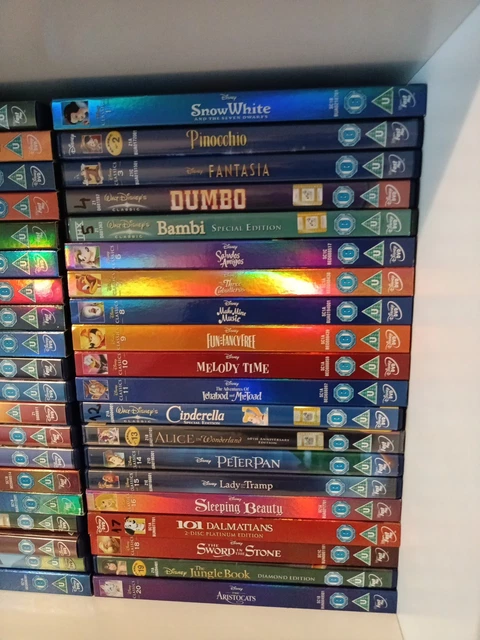 WALT DISNEY CLASSICS DVD Collection 1-61 £125.52 - PicClick UK