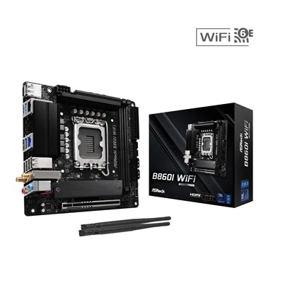 ASROCK B860I WIFI Intel 1851 Socket Motherboard Mini-Itx 2X Ddr5 Slots ...
