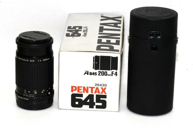 PENTAX A 645 200mm F4 Avec Scatola. En Excellente Conditions Garantie ...