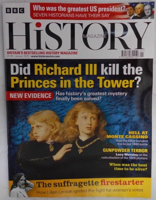 BBC HISTORY MAGAZINE Jan 2025 Did Richard III kill the Princes in the ...
