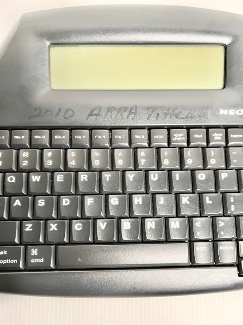 ALPHASMART NEO PORTABLE Word Processor Rechargeable Working *No Power ...