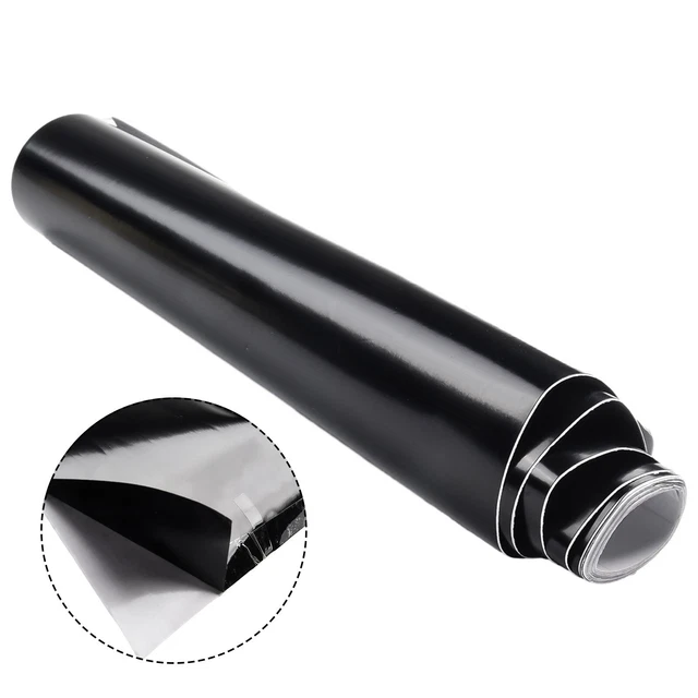 GLOSS BLACK VINYL Sun Strip Universal Car Van Windscreen Sunstrip ...