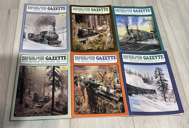 NARROW GAUGE AND Short Line Gazette Magazine 6 Issues 2011 Full year £ ...
