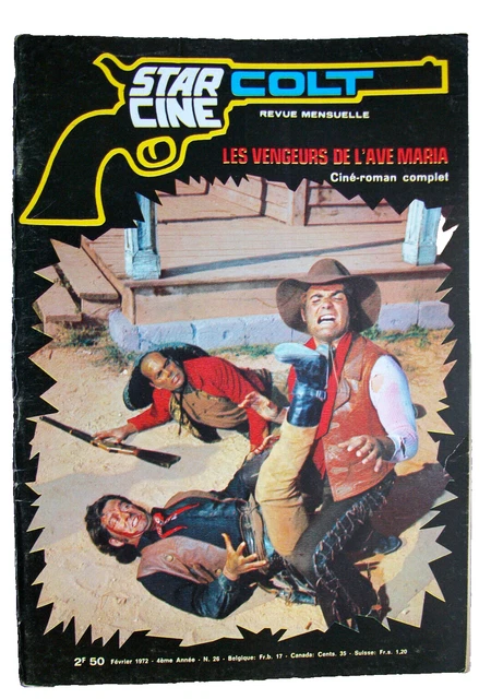 LES VENGEURS DE L'ave Maria / Star Cine Colt N°26 - 1972 /Cine Roman ...