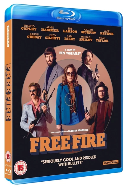 FREE FIRE (BLU-RAY) Enzo Cilenti Sam Riley Michael Smiley Brie Larson £ ...