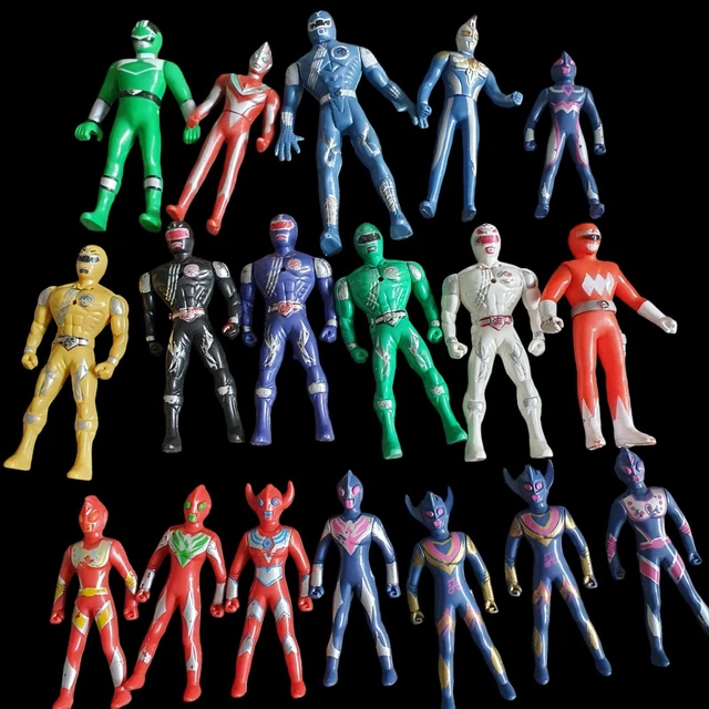 KAMEN RIDER, ULTRAMAN, Power Rangers Hero Figures Vintage Bandai Japan ...