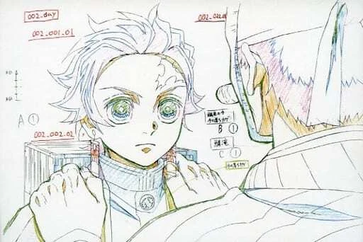 KIMETSU NO YAIBA Rare Tanjiro Kamado Shikishi Photo Jouet Collection ...