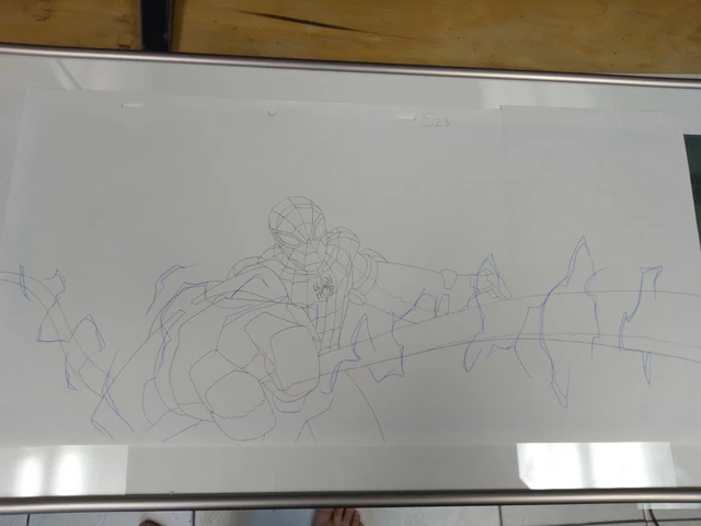 MARVEL ANIMATION CELS Production Art Comics ULTIMATE SPIDERMAN ...