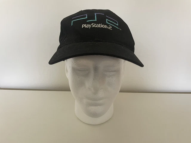 VINTAGE 90S PS2 Black Strapback Hat Cap Sony PlayStation Promo Merch ...