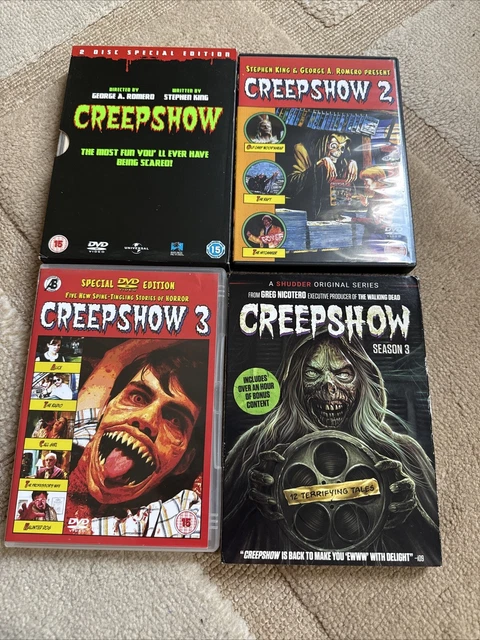 CREEPSHOW BUNDLE OF 4 DVD’s inc 2 disc special and season 3 £20.00 ...