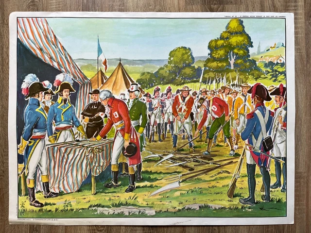 ANCIENNE AFFICHE D'ECOLE ED. MDI 91 x 68 cm RECTO VERSO (pl 19 et 20 ...