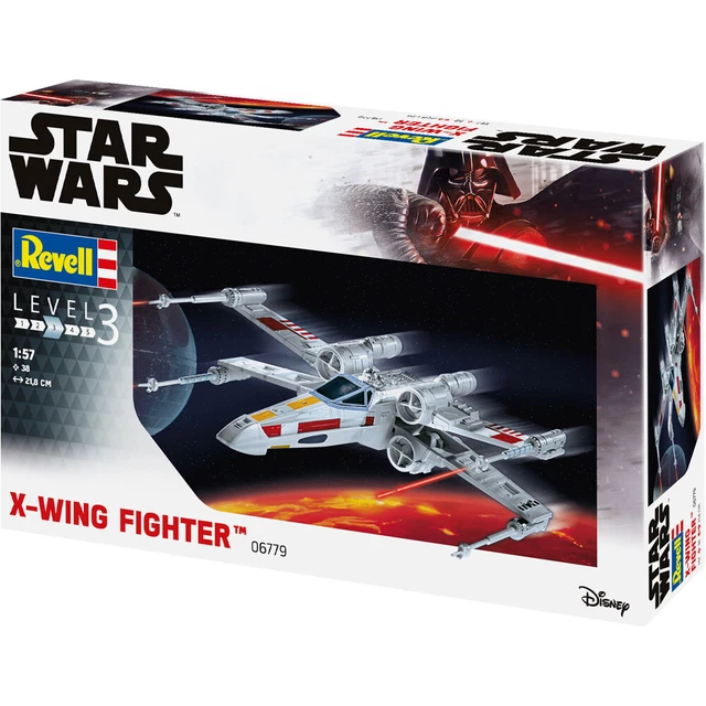 REVELL 06779 STAR Wars X-Wing Fighter Plastic Model Kit Scale 1:57 ...