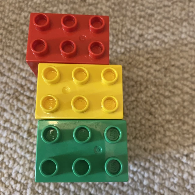 LEGO DUPLO 2X3 Blocks 15 Pieces - Spares Replacement Parts - £5.45 ...