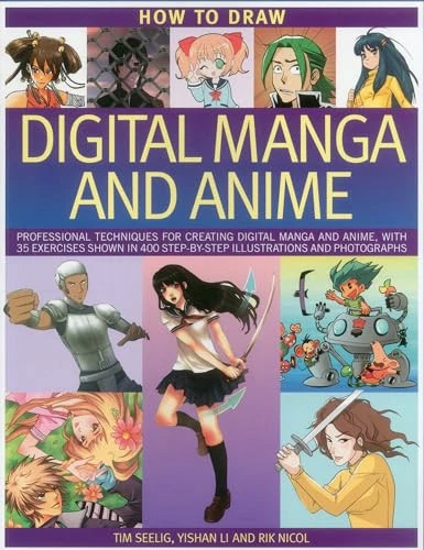 HOW TO DRAW Digital Manga and Anime: Prof..., Rik Nicol £3.49 - PicClick UK