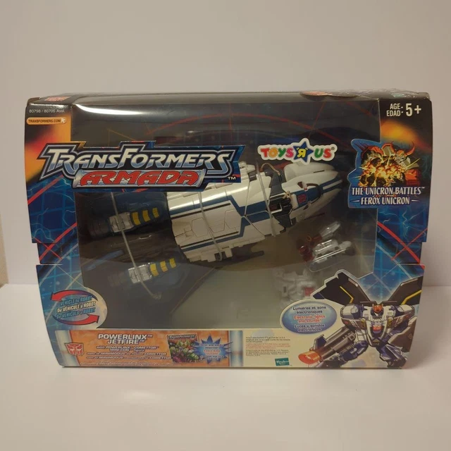 TRANSFORMERS ARMADA POWERLINX Jetfire Transforming Robot Spaceship Toy ...