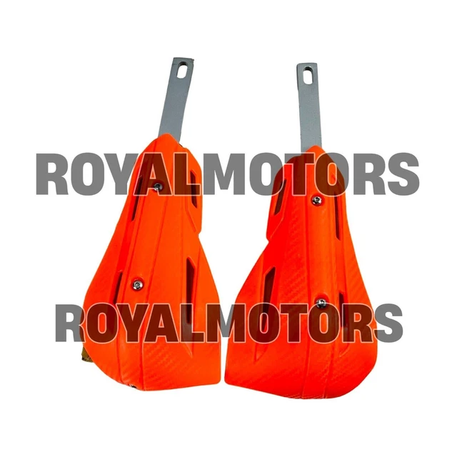 ROYAL ENFIELD HIMALAYAN & Scram 411 "HAND GUARD KIT" (ORANGE) - Express ...
