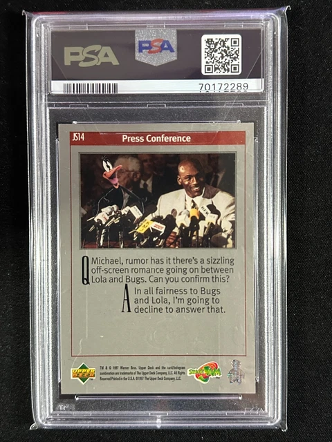 MICHAEL JORDAN INSPIRING Locker Room 1996-97 Space Jam Silver Screen # ...