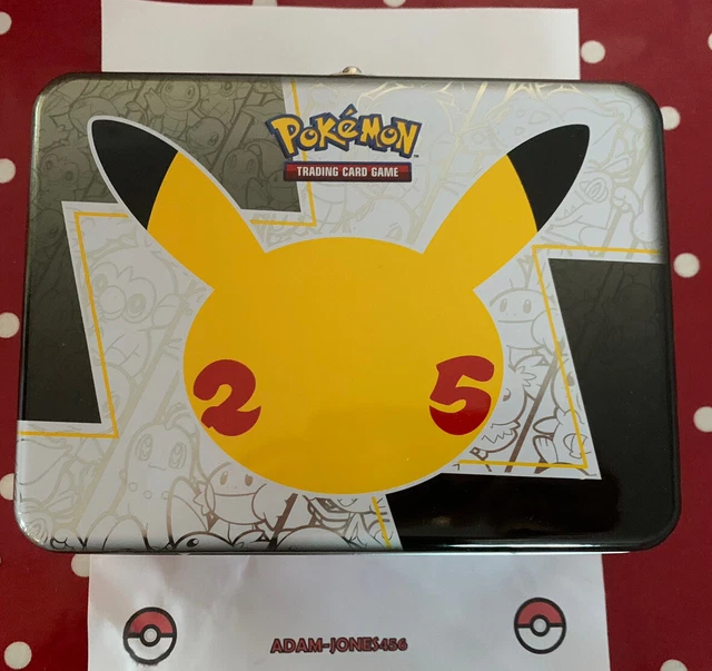 POKÉMON CELEBRATIONS 25TH anniversary Collectors Chest Tin *EMPTY ...