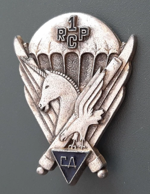 1° RCP CA Paratrooper Regiment Badge ORIGINAL VINTAGE BADGE £18.41 ...