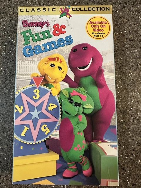 BARNEY - BARNEY'S Fun and Games (VHS, 1996, Classic Collection) $16.81 ...