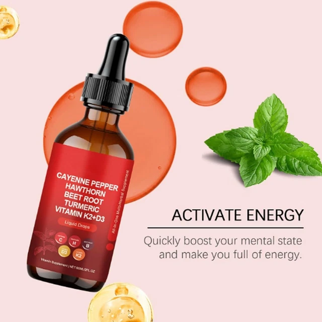 1-2PC CAPSICUM EXTRACT Capsicum Drops Organic Beetroot Drops Capsicum ...