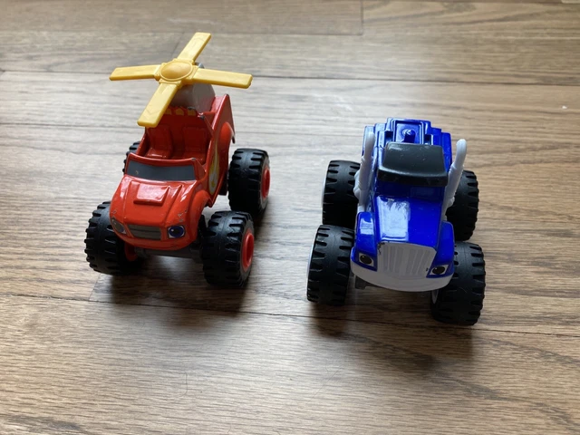 BLAZE AND THE Monster Machines Blaze Turbo Launcher Wrecking Crane ...