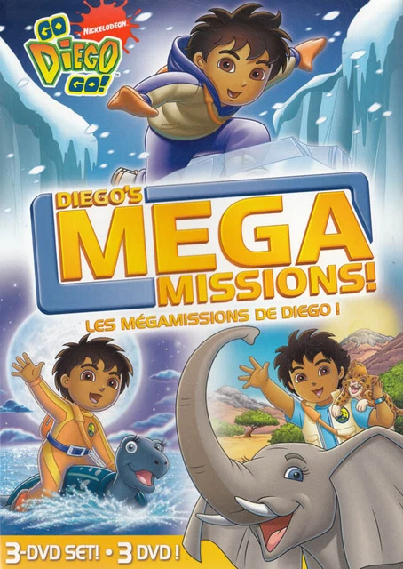 GO DIEGO GO: Diego S Mega Missions (3-DVD Ensemble) Neuf DVD EUR 17,60 ...