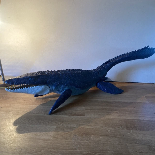 JURASSIC WORLD SUPER Colossal Mosasaurus Action Figure Large Size ...