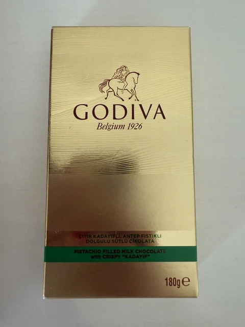 HARRODS GODIVA VIRAL Dubai Chocolate CRISPY “KADAYIF” CHOCOLATE TABLET - 180g £30.00 - PicClick UK
