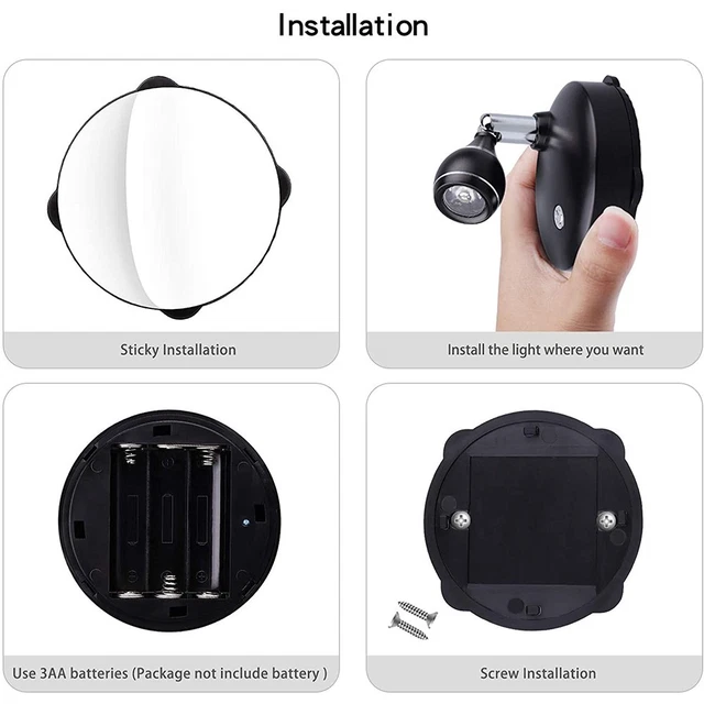 1X( SPOTLIGHT INDOOR,BATTERY Operated Accent Lights Art Lights for7857 ...