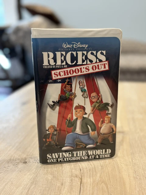 WALT DISNEY, RECESS, Schools out , Children Animated Video, VHS tape £4 ...