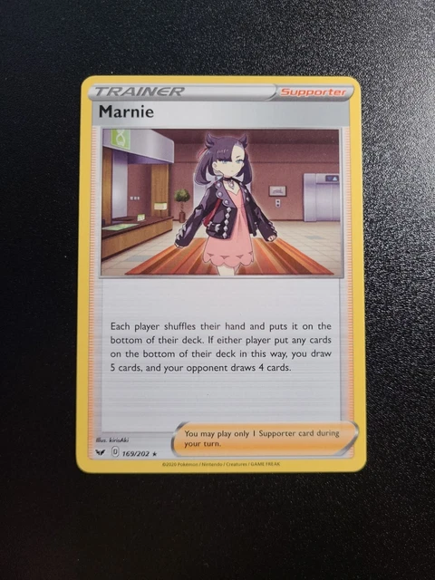 POKEMON TCG MARNIE 169/202 Sword & Shield Base NON-HOLO Exclusive $1.29 - PicClick CA