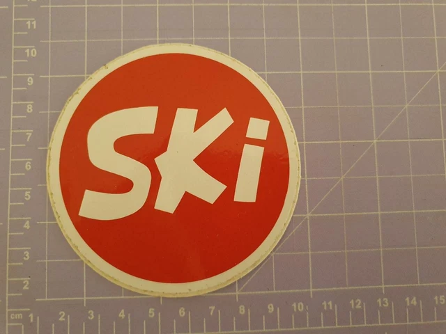SKI STICKER 9CM x 9cm approx As per image $8.95 - PicClick AU