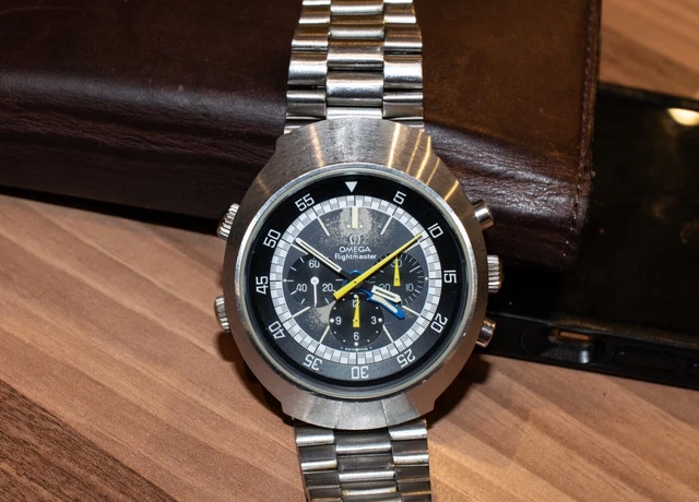 VINTAGE OMEGA FLIGHTMASTER CHRONOGRAPH MEN WRISTWATCH REF:145.036 CIRCA ...