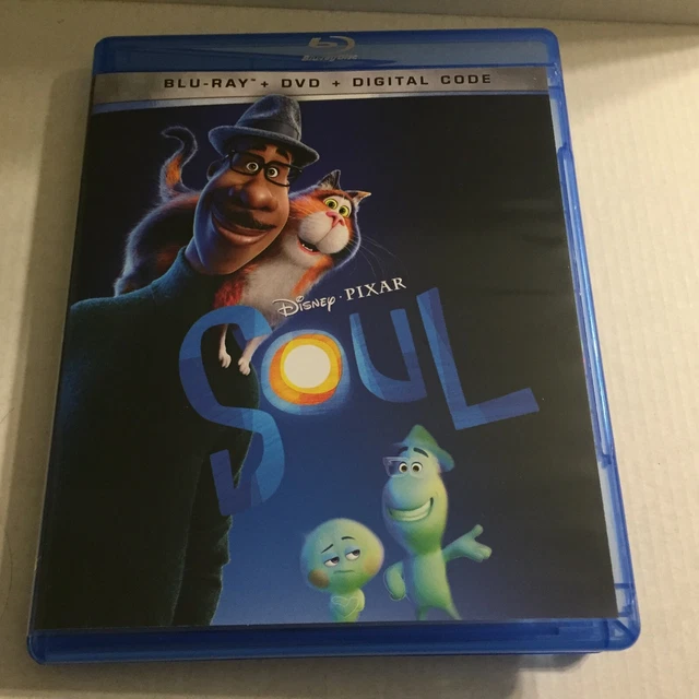 DISNEY/PIXAR SOUL ANIMATED Movie Blu-Ray 2 Disc Set (No DVD No Digital ...