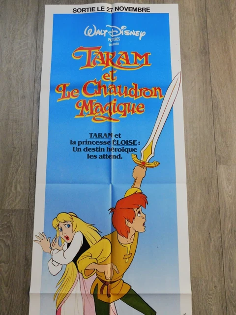 TARAM ET LE Chaudron Magique Affiche ORIGINALE Poster 60x160cm 23"63 ...